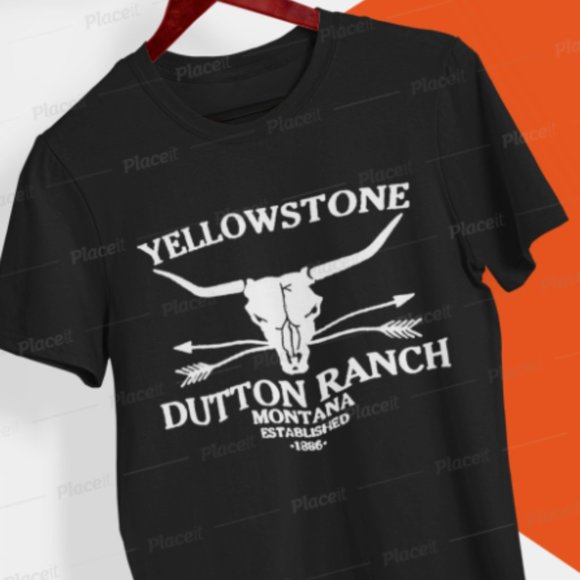 hanes, russell | Shirts | Mens Dutton Ranch Yellowstone Graphic Tee An ...